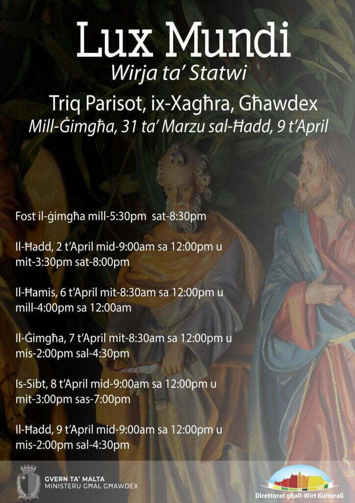Lux Mundi - Events in Gozo - islandofgozo.org