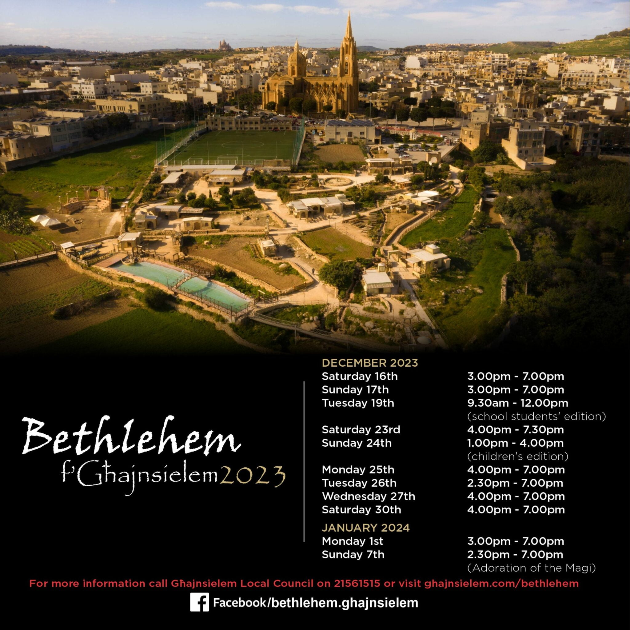 Bethlehem f’Għajnsielem - Events in Gozo - islandofgozo.org