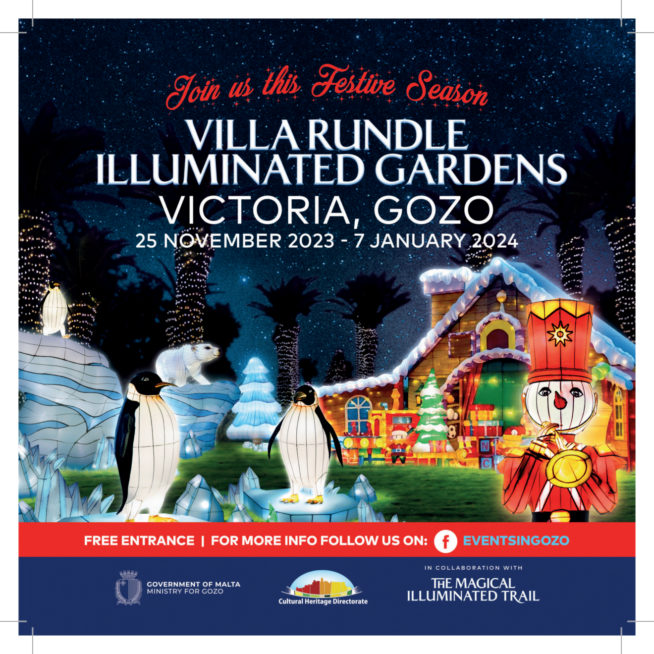 Villa Rundle Illuminated Gardens - Events in Gozo - islandofgozo.org