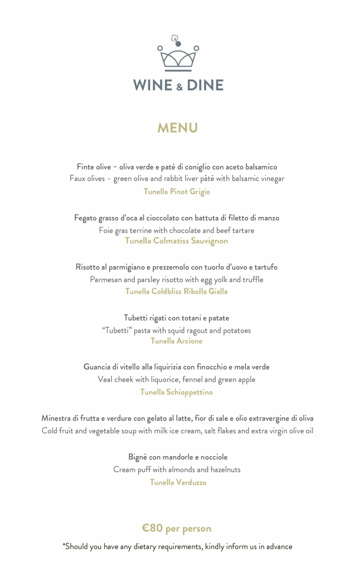 Wine & Dine by P. Cutajar - Events in Gozo - islandofgozo.org