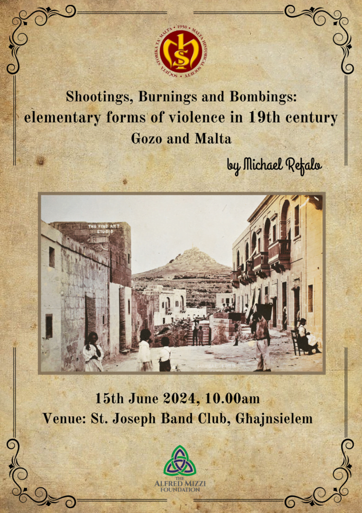 Public lecture: Shootings, burnings, and bombings: elementary forms of violence in 19th century ...