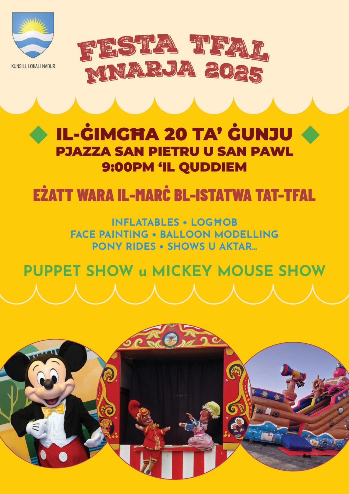 Festa Tfal Mnarja 2025 - Events in Gozo - islandofgozo.org