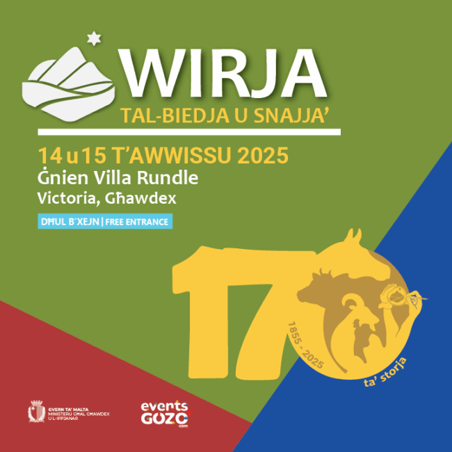 Wirja Tal-Biedja u Snajja’ - Events in Gozo - islandofgozo.org